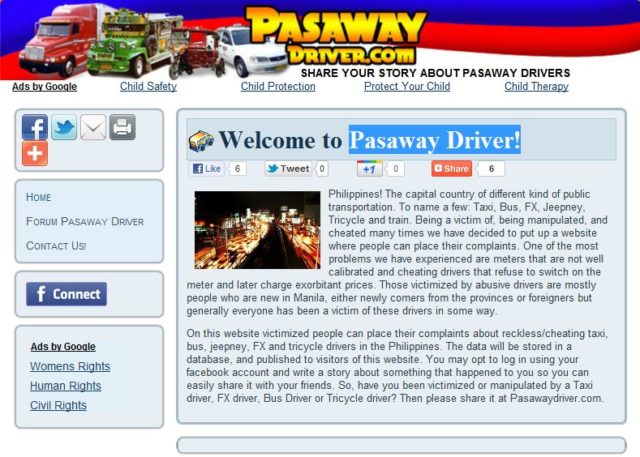 Pasaway Driver! What do you think? News from the Philippines