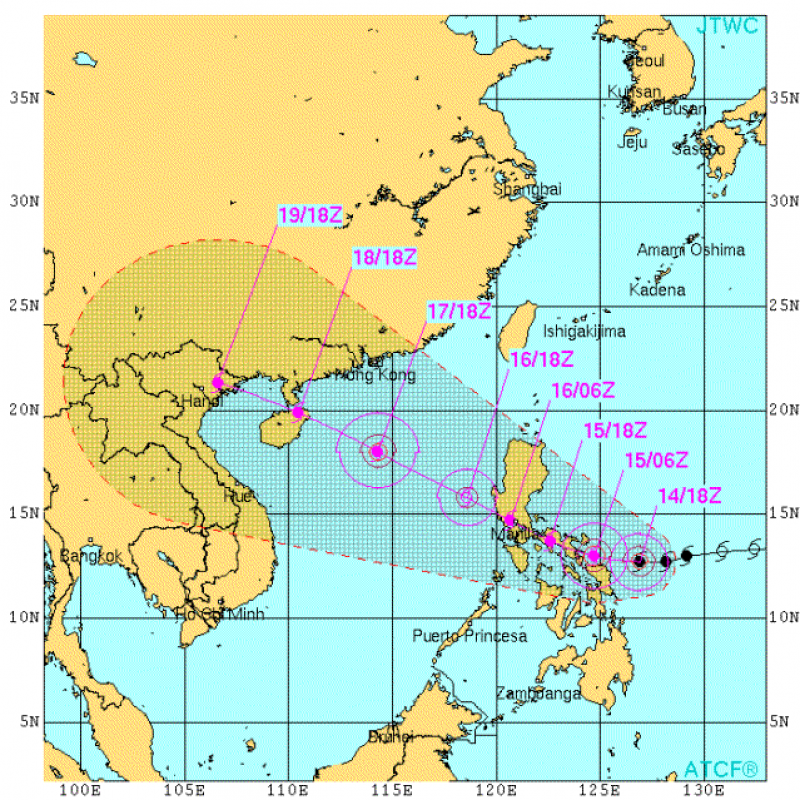 Typhoon RAMMASUN / Glenda update News from the Philippines