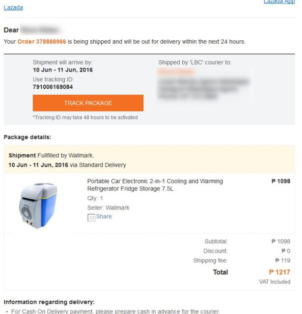 Black Hole between Lazada and LBC News from the Philippines