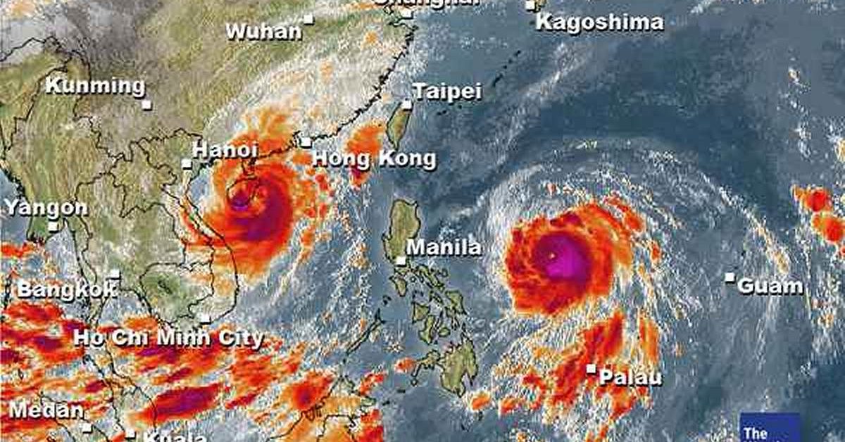 Typhoon HAIMA/Lawin upgraded to category 4 becoming a Super Typhoon ...